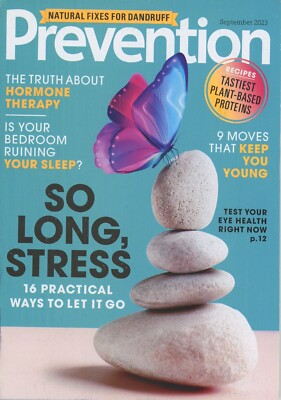 PREVENTION Magazine - September 2023 / So Long Stress/ 9 Moves To Keep ...
