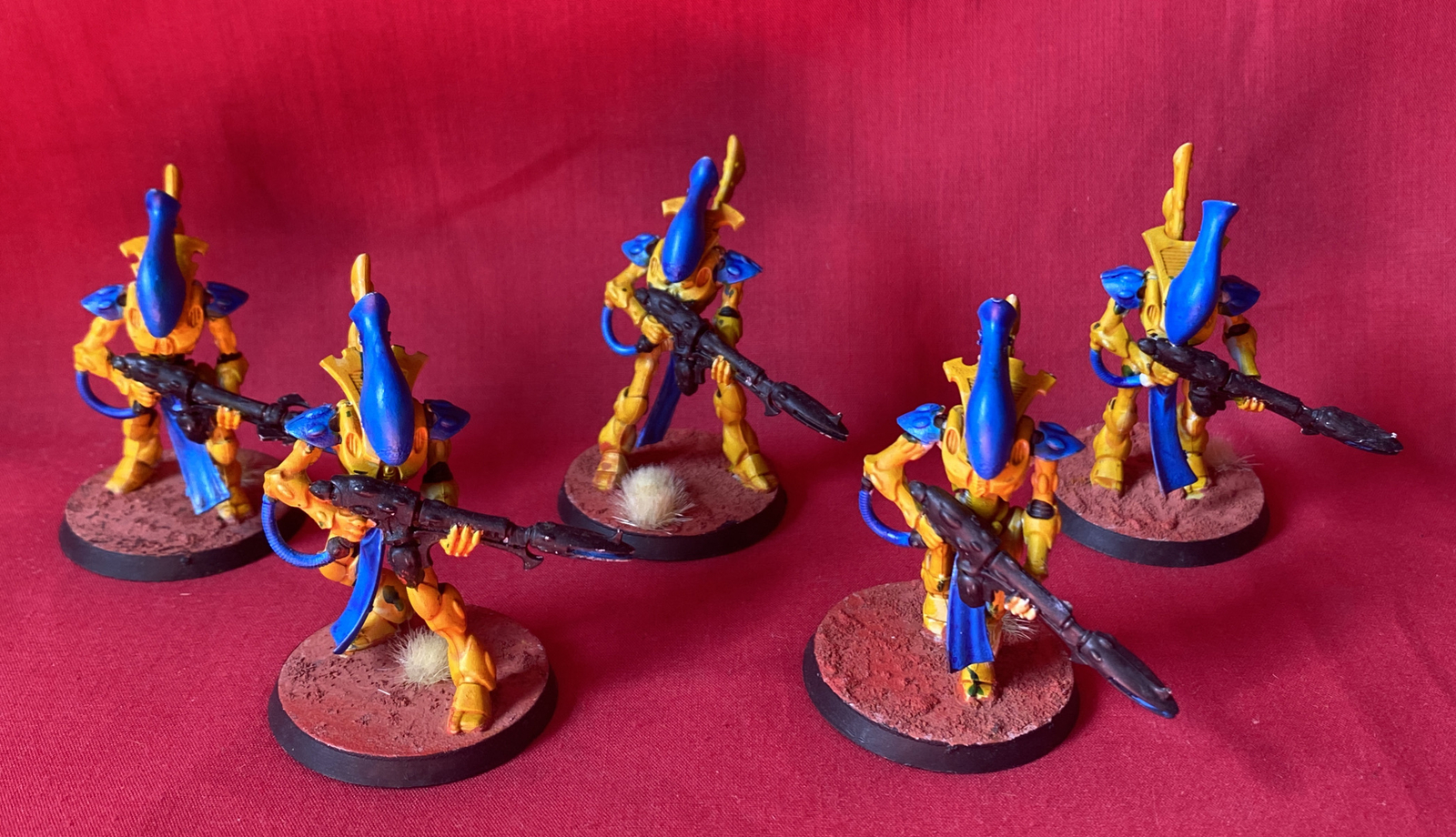 Wraithguard X5 Painted Aeldari Warhammer 40k (U178) | eBay