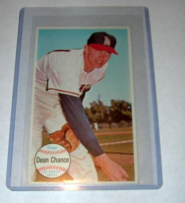 1964 TOPPS GIANTS "DEAN CHANCE" BASEBALL CARD NEW OLD STOCK | eBay
