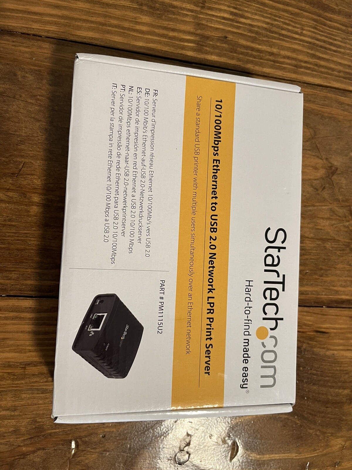 StarTech PM1115U2 10/100mbps Ethernet to USB 2.0 Network LPR Print ...