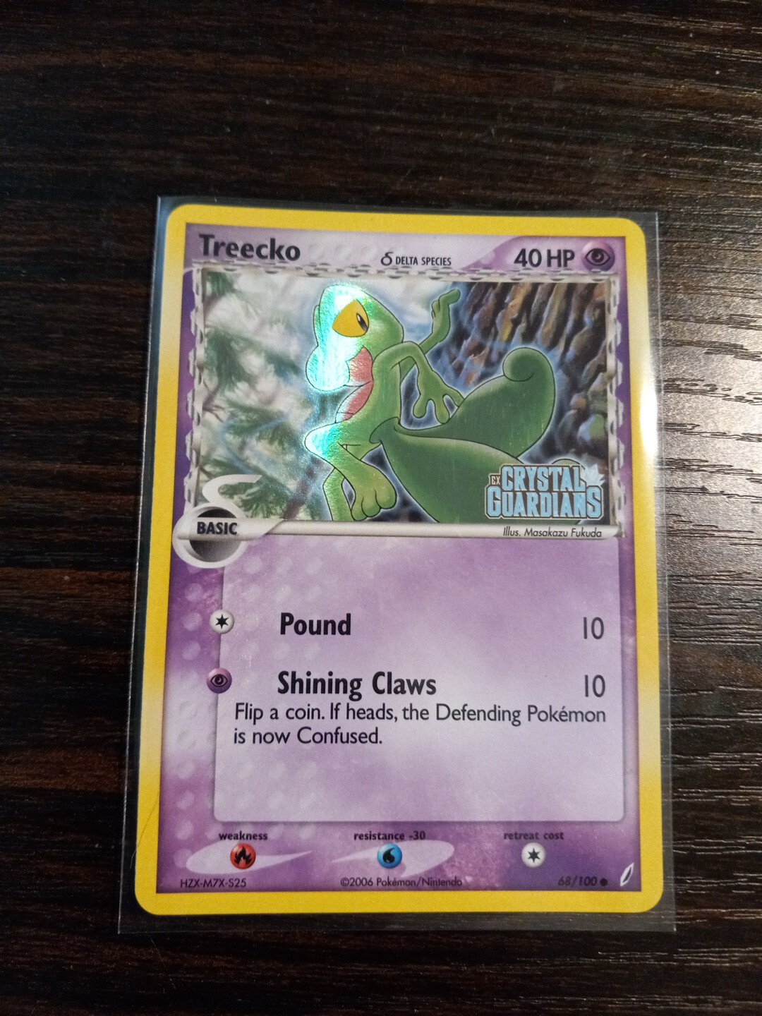 Pokémon TCG Treecko (Delta Species) EX Crystal Guardians 68/100 Reverse ...