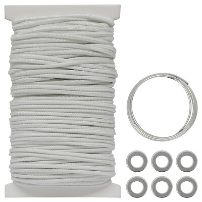 Andes Camping Tent Pole Shock Cord Repair Kit, 45ft Replacement Elastic ...