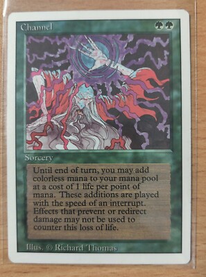 MAGIC THE GATHERING MTG CARD - Channel - Revised | eBay Australia