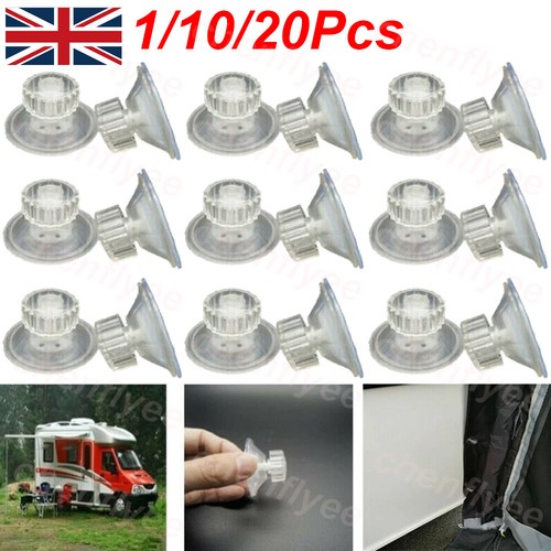 1-20x High-Grip Awning Suction Cups Fixing Limpet Pads Sucker Caravan ...