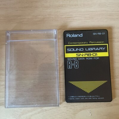 Roland R8/R8M Rom card SN-R8-01, Contemporary Percussion sound Library ...