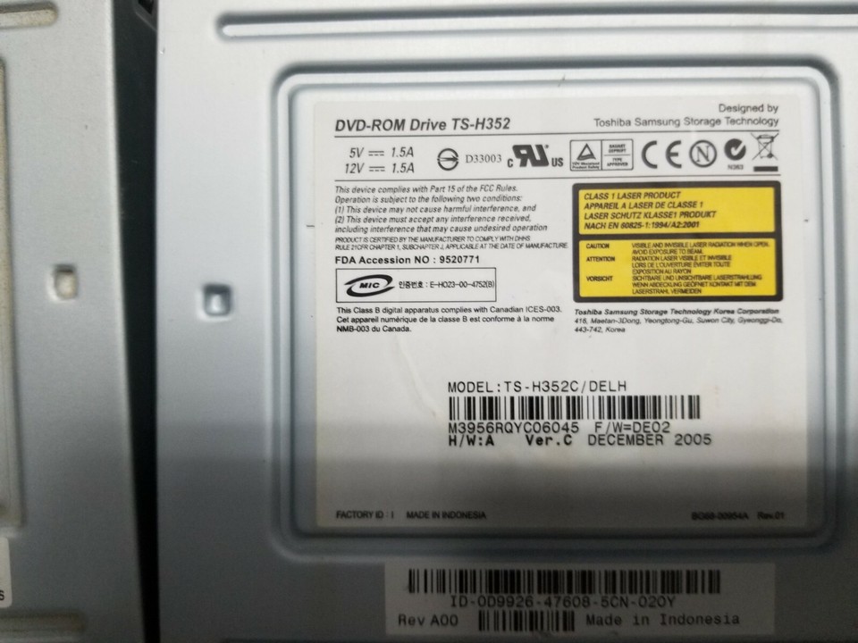 lot of 4 Desktop DVD CD drives IDE PATA | eBay