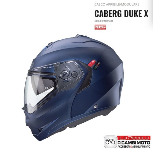 Helm Öffnend / Modular Caberg Duke X Ece 22.06 Blau Matt Yama XL 61-62 ...