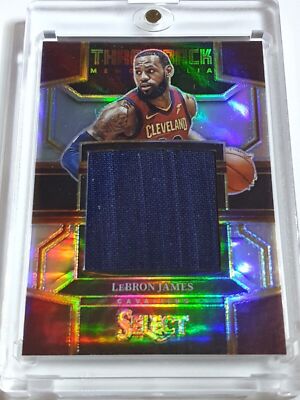 2022 Panini Select Lebron James #PATCH SILVER Game Worn Throwback ...