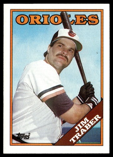 1988 Topps Jim Traber Baltimore Orioles #544 | eBay UK