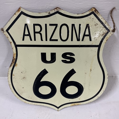 Vintage Arizona State Route 66 Highway Sign Some Rust See Photos 11x11 ...