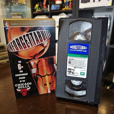 Chicago Bulls Jordan VHS Tape 'UNFORGETABULLS' 1998 NBA Finals 6th ...