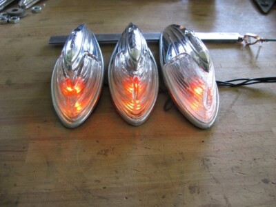3 Vintage Electroline cab clearance marker lights | eBay