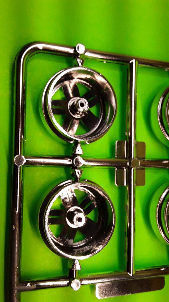 2016 Camaro SS 1/25 Chrome 5 Spoke Rim Wheel Low Profile Tire Axles ...