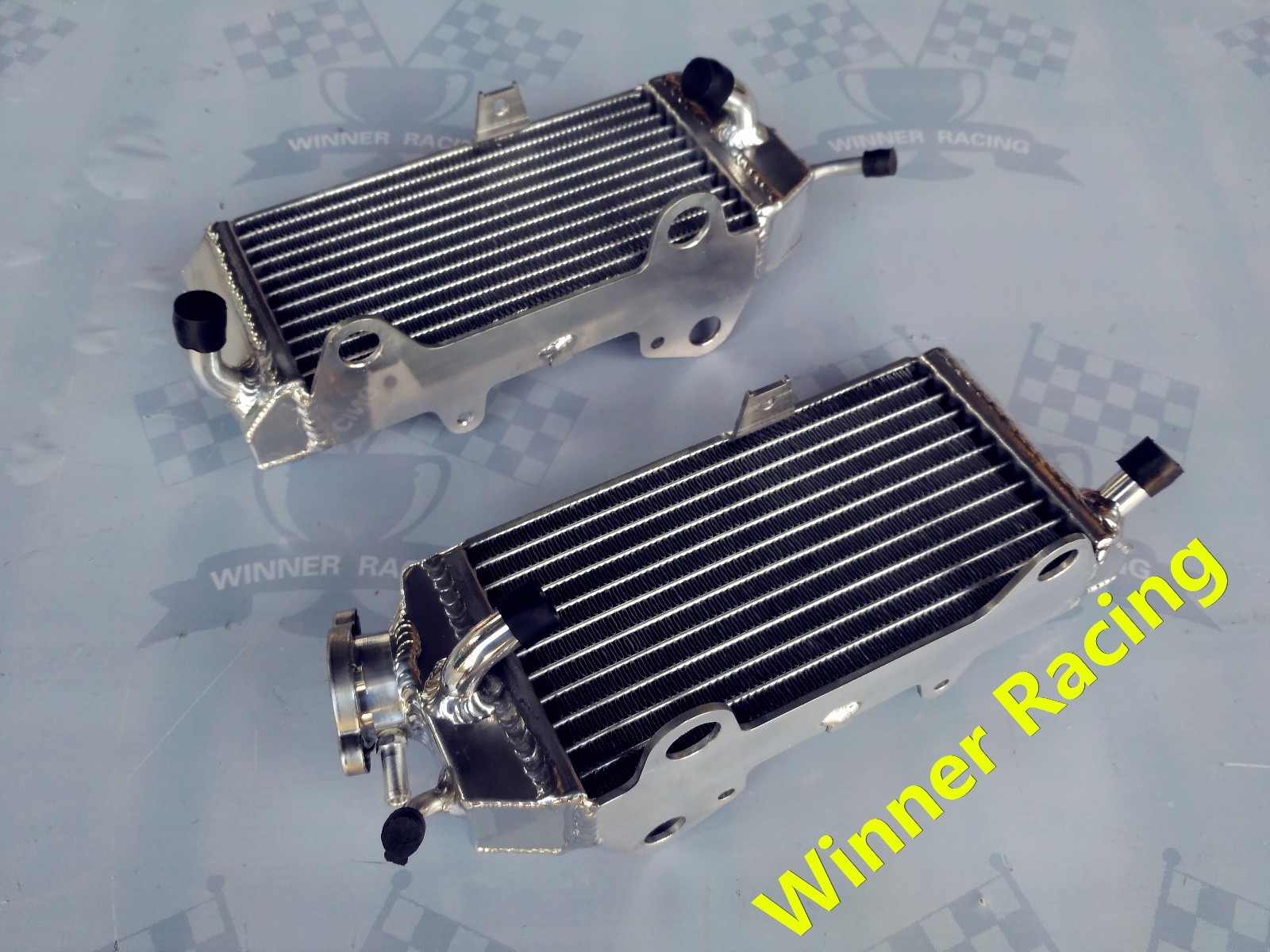 LEFT+RIGHT RADIATORS for YAMAHA YZ250 1984-1985 | eBay
