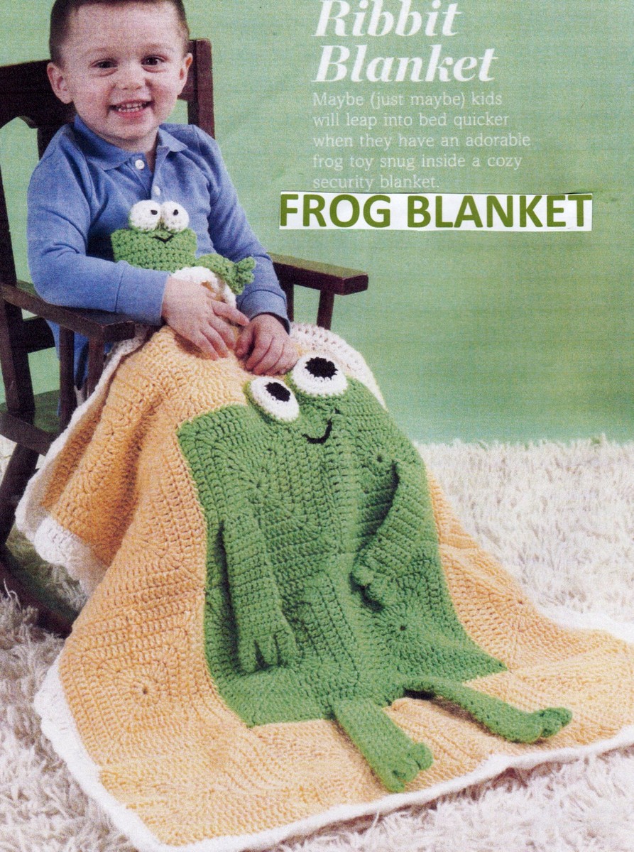 Frog Crochet Blanket Pattern