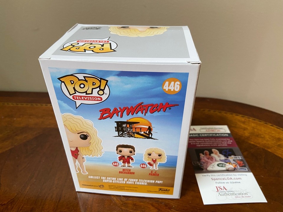 Funko Pop Television Baywatch "C.J. Parker" #446 Signed Pamela Anderson ...