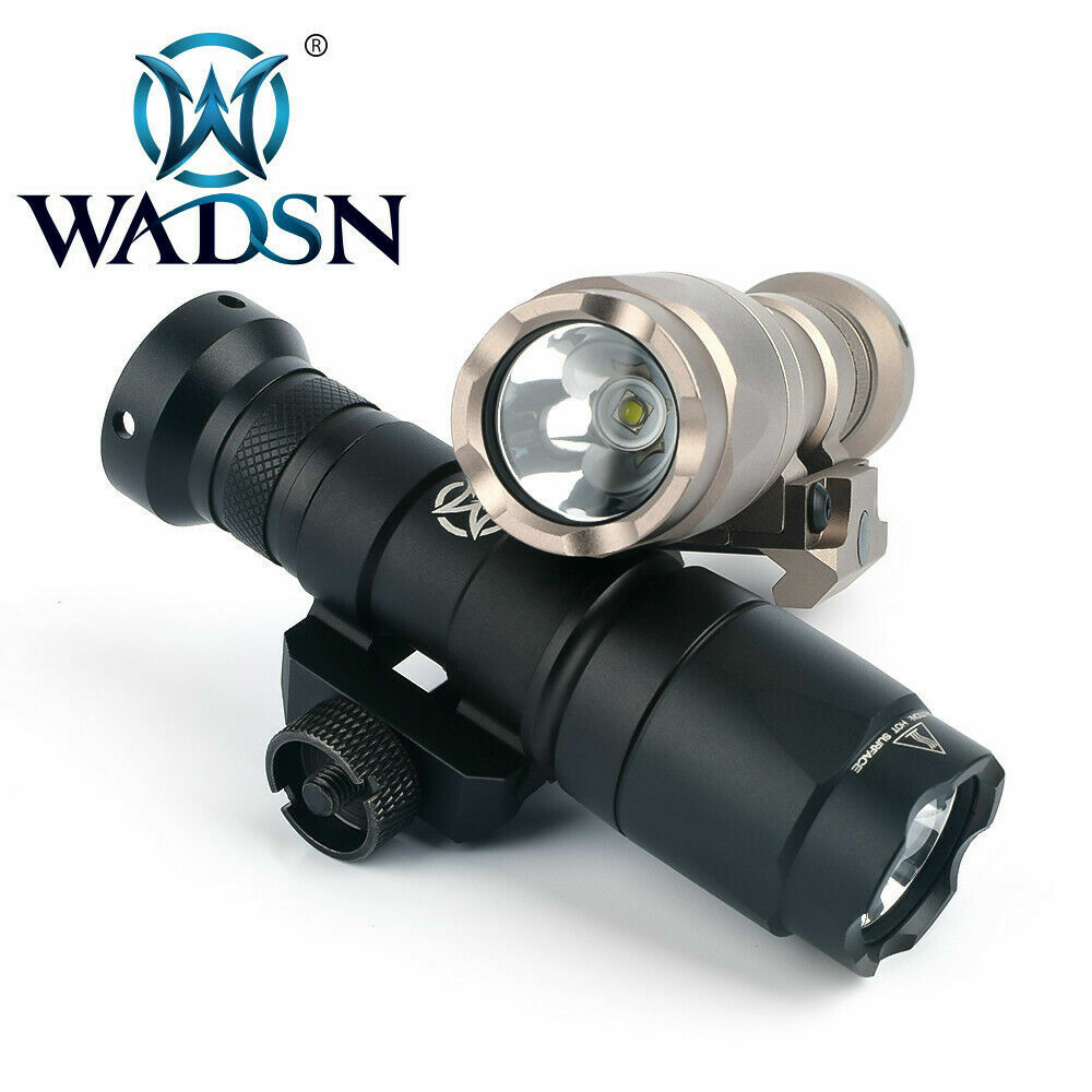 WADSN Airsoft M300 M300A Tactical Scout Light 280Lumens LED Flashlight ...