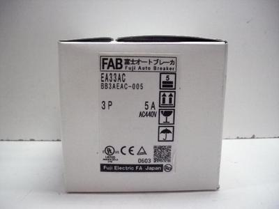 FUJI ELECTRIC EA33AC BB3AEAC-005 5A 3PHASE AUTO BREAKER NEW IN BOX ...