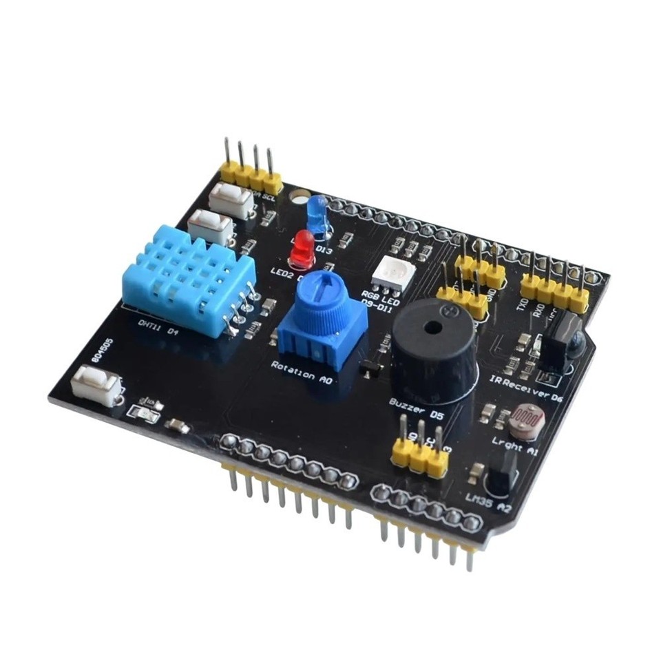 Electronic Experiments 9 In 1 Expansion Board Buzzer Module LED Module ...