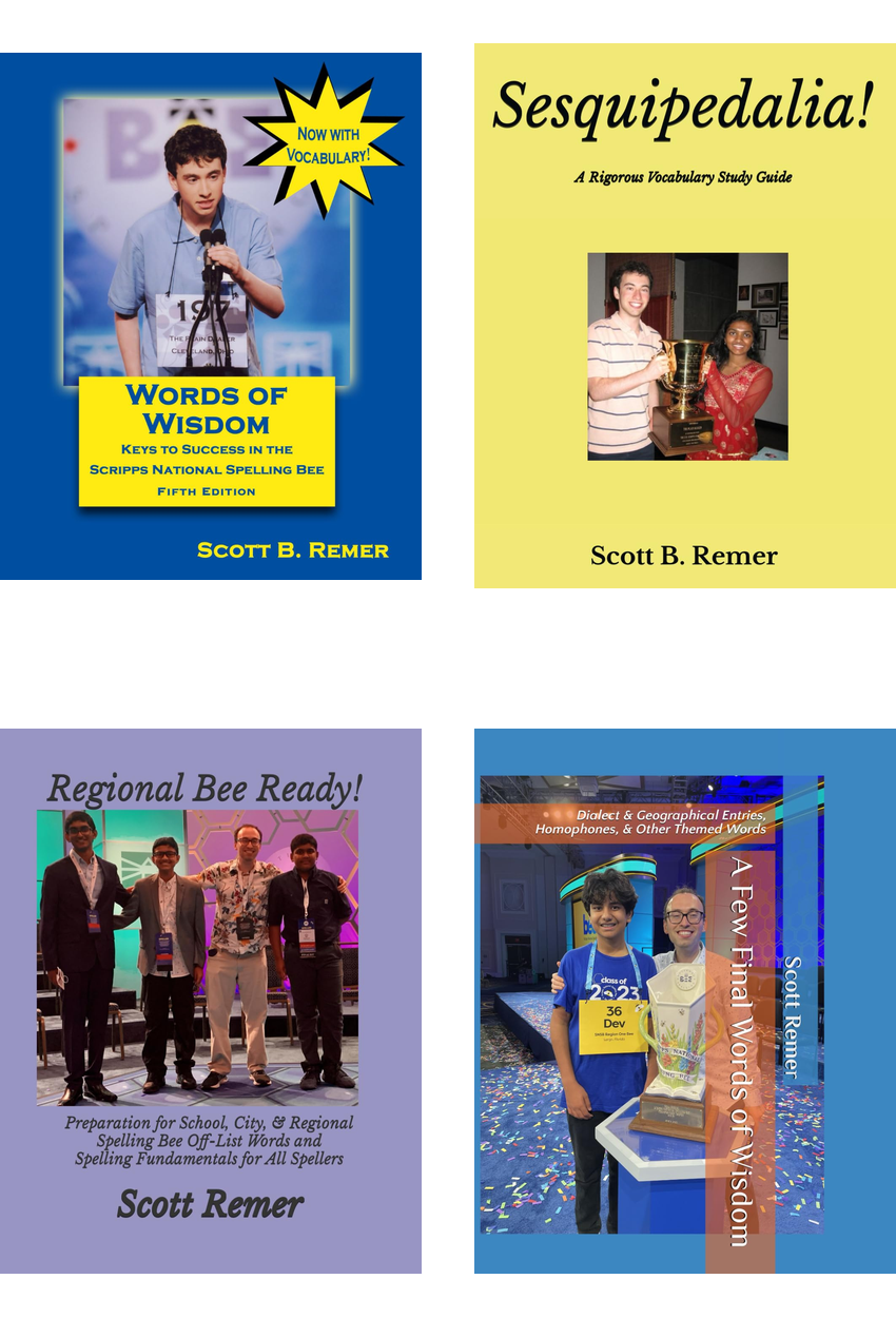 The Words of Wisdom Series for Scripps National Spelling Bee Success 4 ...