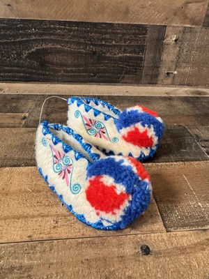 Minas Traditional Greek Wool Slippers Children UK 3 Brand New | eBay