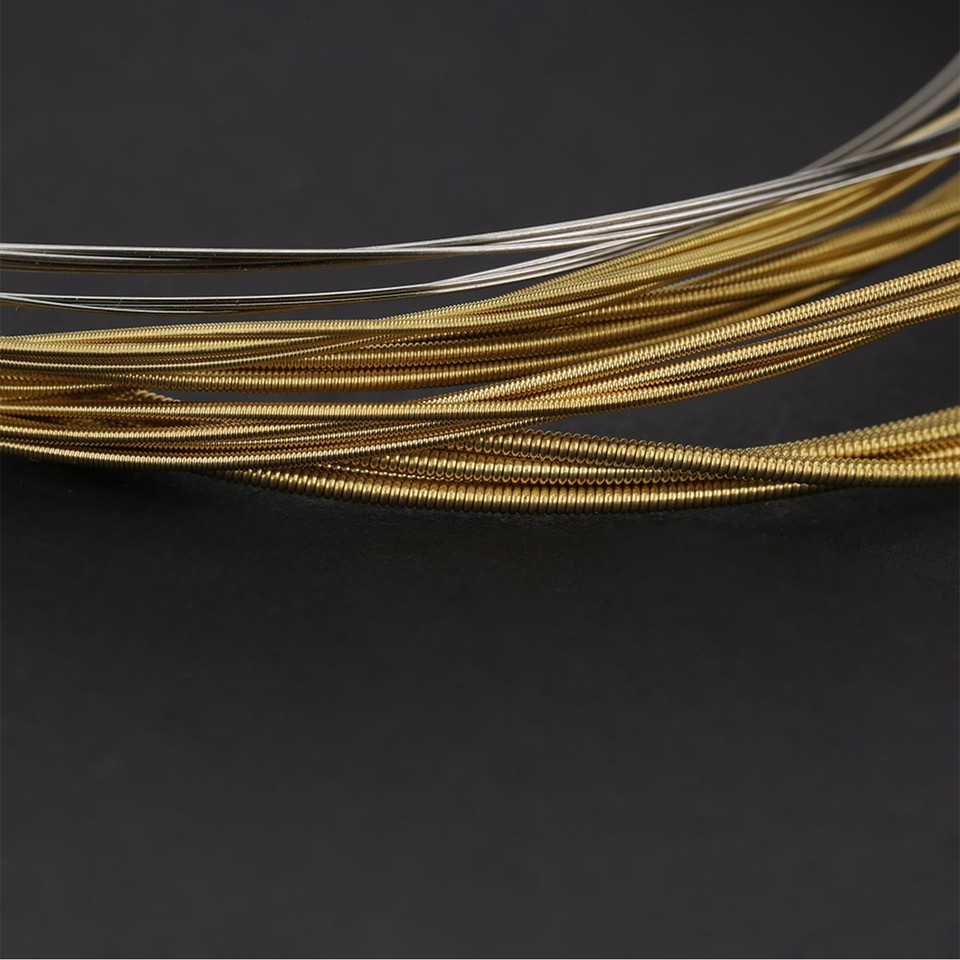10 Sets of 6pcs Orphee TX620 Acoustic Guitar Strings .010-.047 Extra ...
