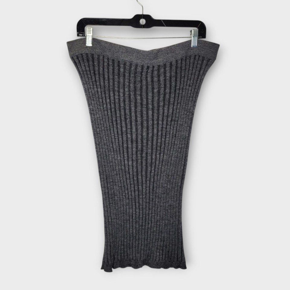 Peruvian Connection Baby Alpaca Ribbed Knit Sweater Midi Skirt XL ...