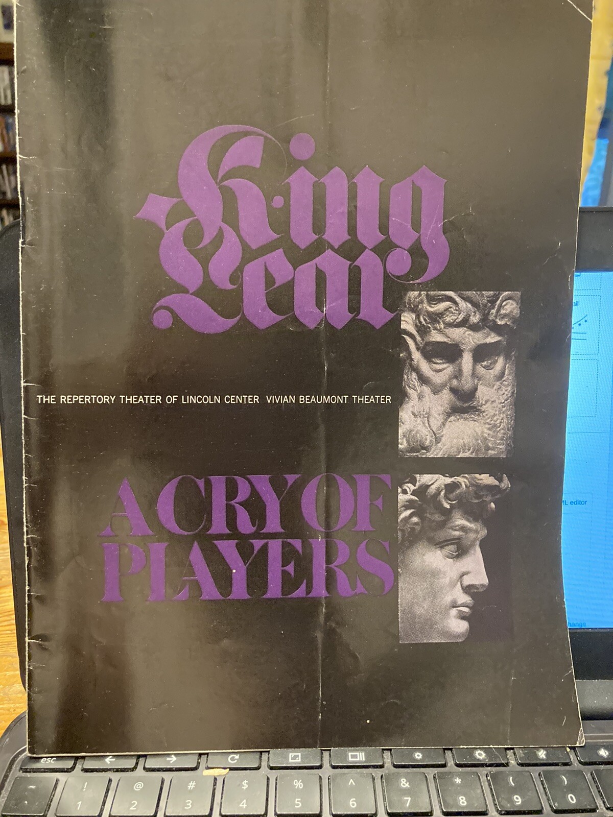 Program - King Lear and A Cry of Players, Vivian Beaumont, 1969 | eBay