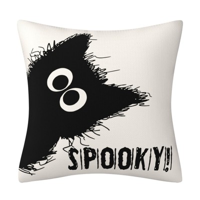 Hidden Zipper Pillowcase Spooky Halloween Set with Closure Festive ...