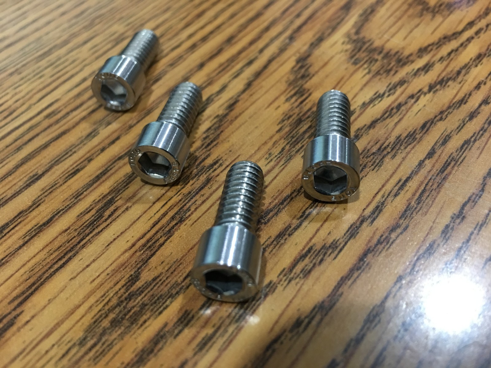 1/4-20 Small undersized .349" head, stainless steel head bolts 5/8 ...