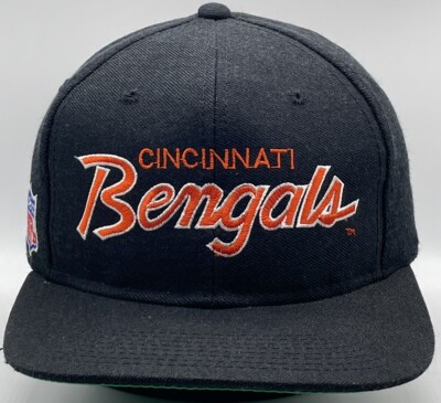 Vintage Sports Specialties NFL Cincinnati Bengals Wool Script Snapback ...