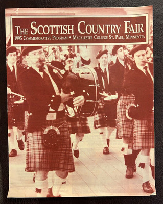 Scottish Country Fair 1995 Commemorative Program Macalister College | eBay