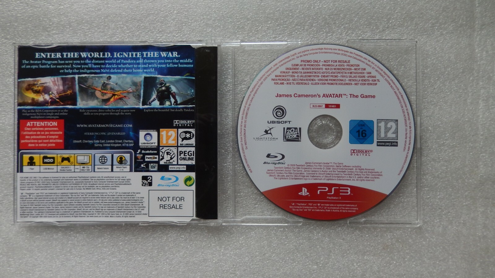 James Cameron's Avatar The Game PS3 PROMO Rare Sony PlayStation 3 ...
