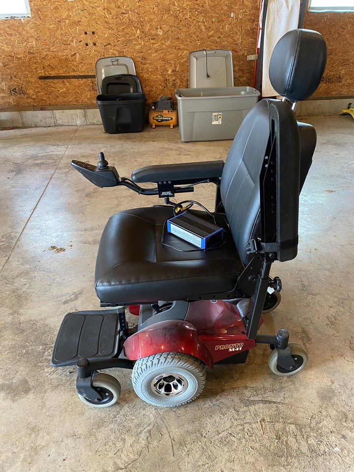 Invacare Pronto M41 Power Wheelchair/ EUC New Batteries | eBay