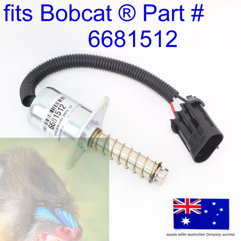 for Bobcat Traction Lock Park Brake Solenoid 6681512 863 873 883 953 ...