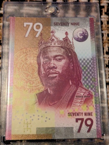 The 2024 Cardsmiths Currency SERIES 4 COLD FOIL MANSA MUSA 79 S4 ...