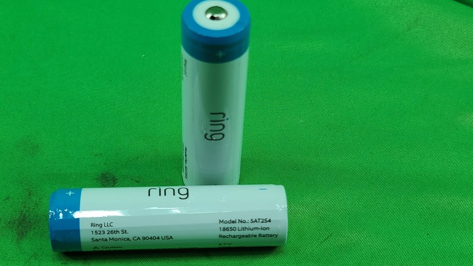 LOT OF 2 Genuine Ring Solar Powered Smart Lighting Pathlight Battery ...