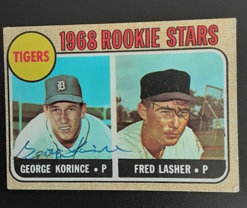 1968 GEORGE KORINCE TOPPS ROOKIE STARS CARD #447 | eBay