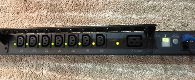 APC AP7952 Switched Rack Vertical PDU ZeroU 230V 16A - 12m RTB warranty ...