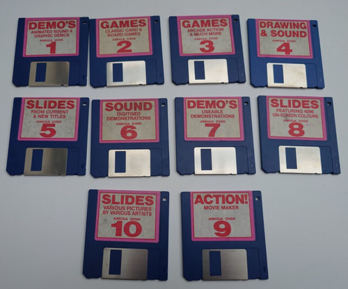 Vintage Amiga 500 Demo Discs - Lot of 10 (UK Only) | eBay Australia