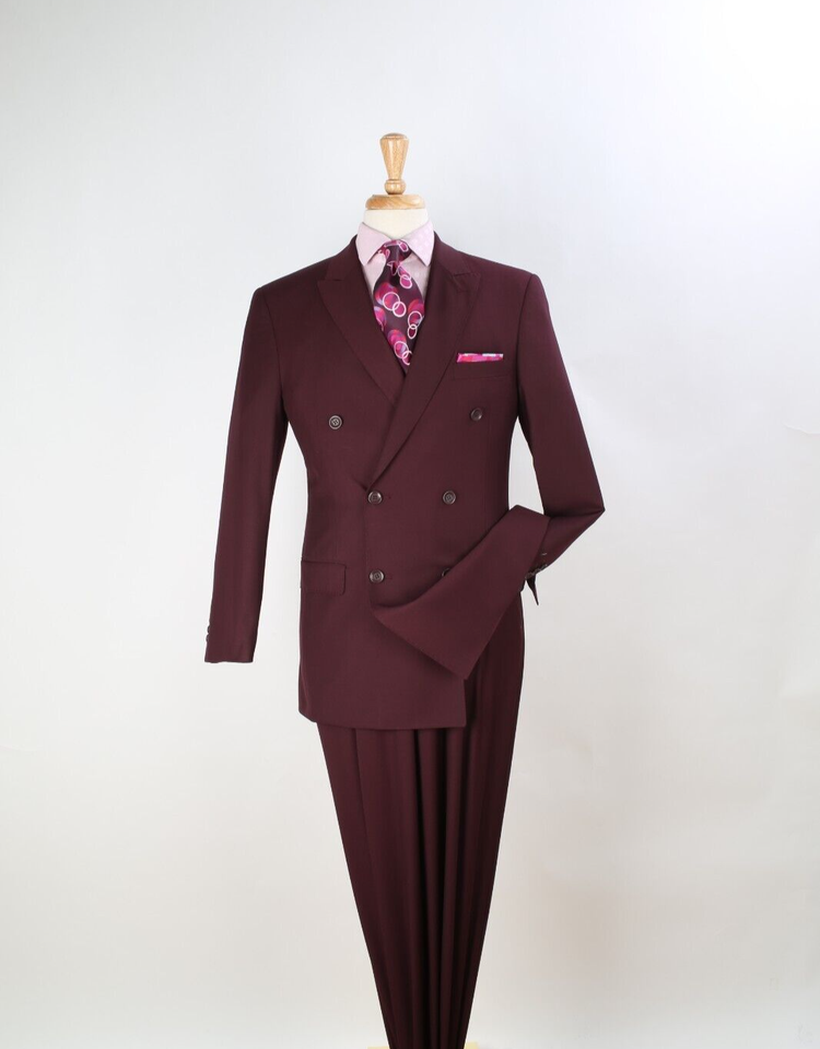 Apollo King Men's 2pc Double Breasted Business Suit | eBay