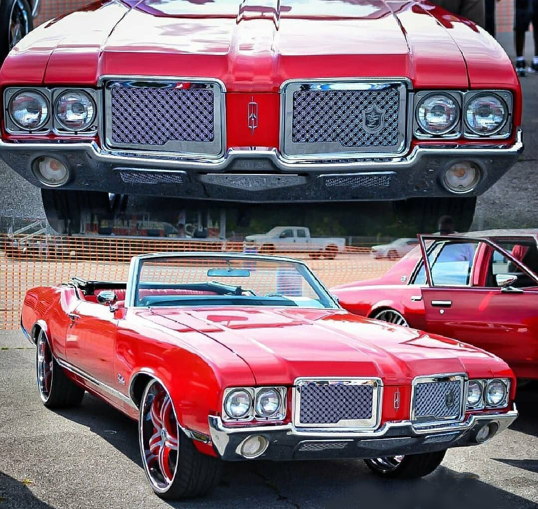 1970 1971 1972 Olds Cutlass Supreme chrome grill dual weave mesh grille ...