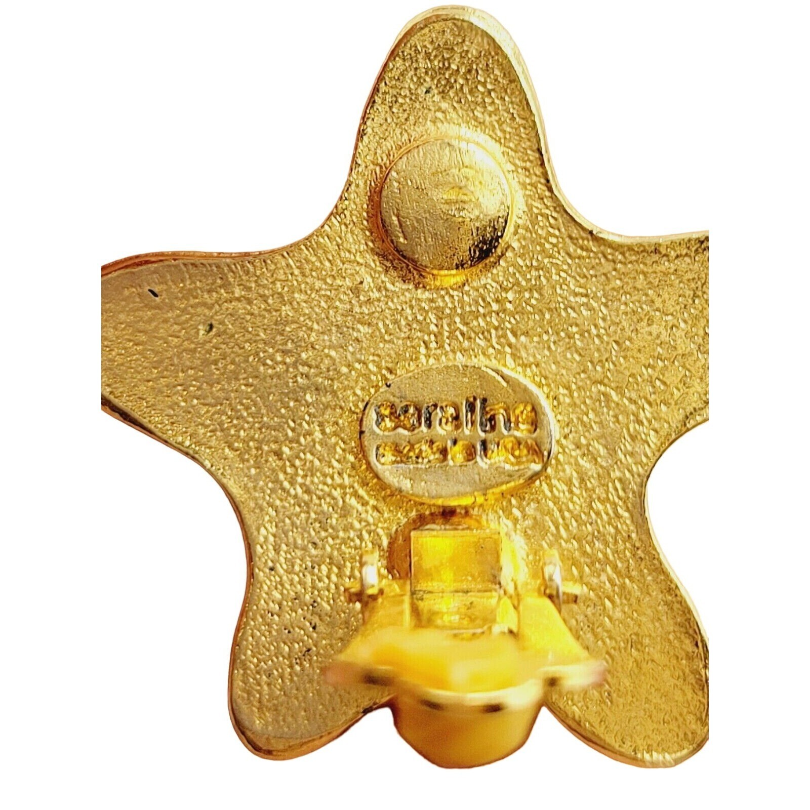 Fabulous Signed Saralina? 1980s Star Jeweled Earrings (A2644) | eBay