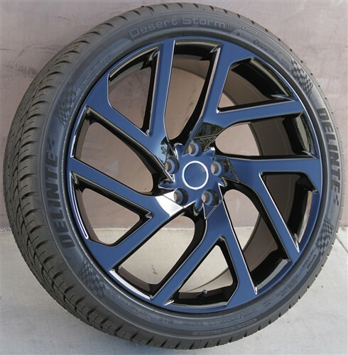 (4)SET 22'' 22X9.5 5X120 WHEELS & TIRES PKG RANGE ROVER HSE SPORT SVR ...