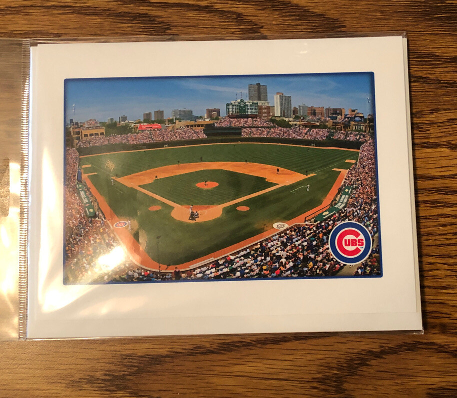 Wrigley Field Chicago Cubs 5x7 Blank Greeting Note Card w/envelope | eBay