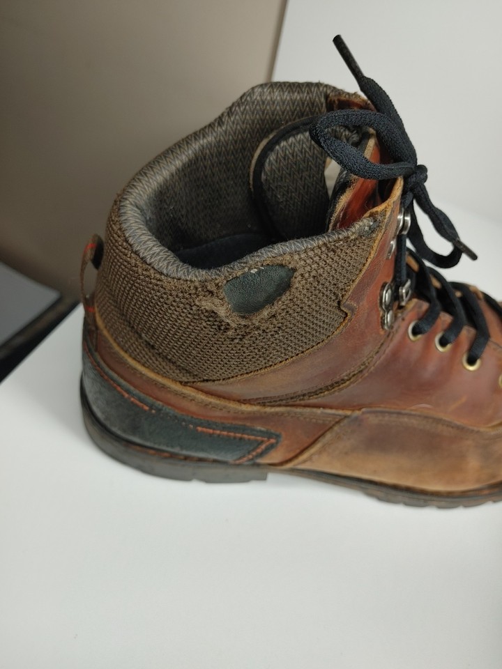 Red Wing Safety Toe Work Boots Mens Size 11 Brown Leather Boots Made In ...