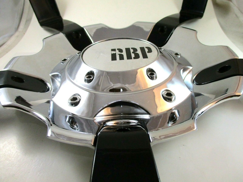 RBP CHROME CUSTOM WHEEL CENTER CAP #C-218-CAP/ C-93R-17/ 18/ 20 (for 1 ...