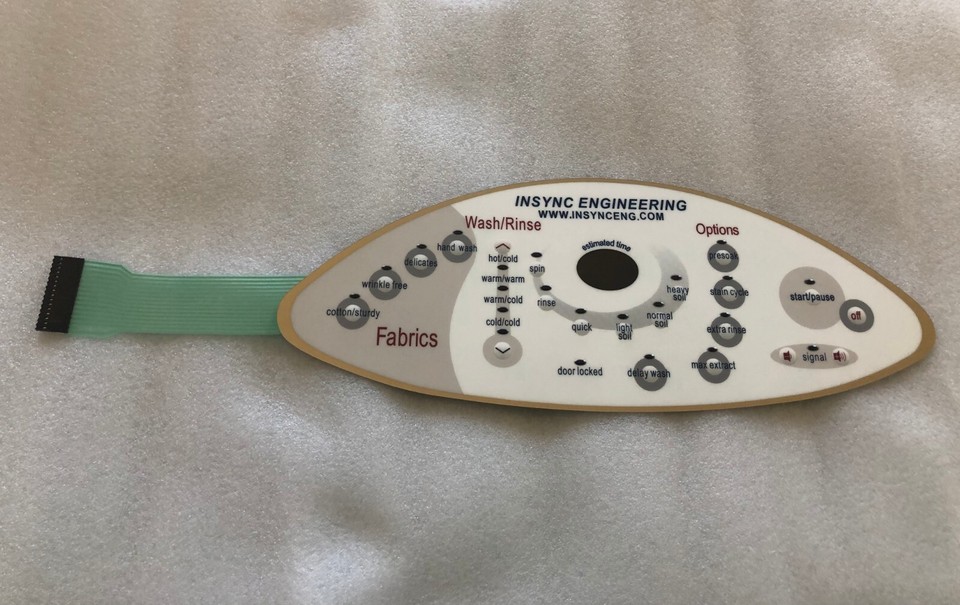 New INSYNC Comp Maytag Neptune Washer Control Panel 22003239 22004437 ...