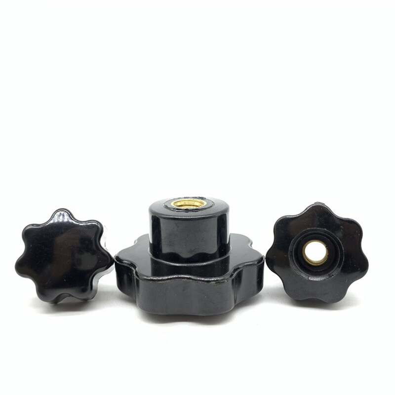 M4 M5 M6 M8 M10 M12 M14 M16 Plum Bakelite Hand Tighten Nuts Thumb Knob ...