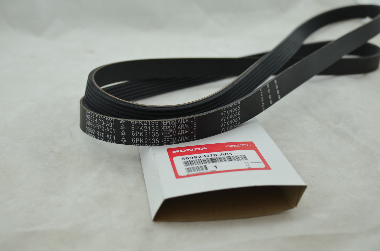 NEW Genuine OEM Honda power steering Belt 56992-R70-A01 V6 Accord ...